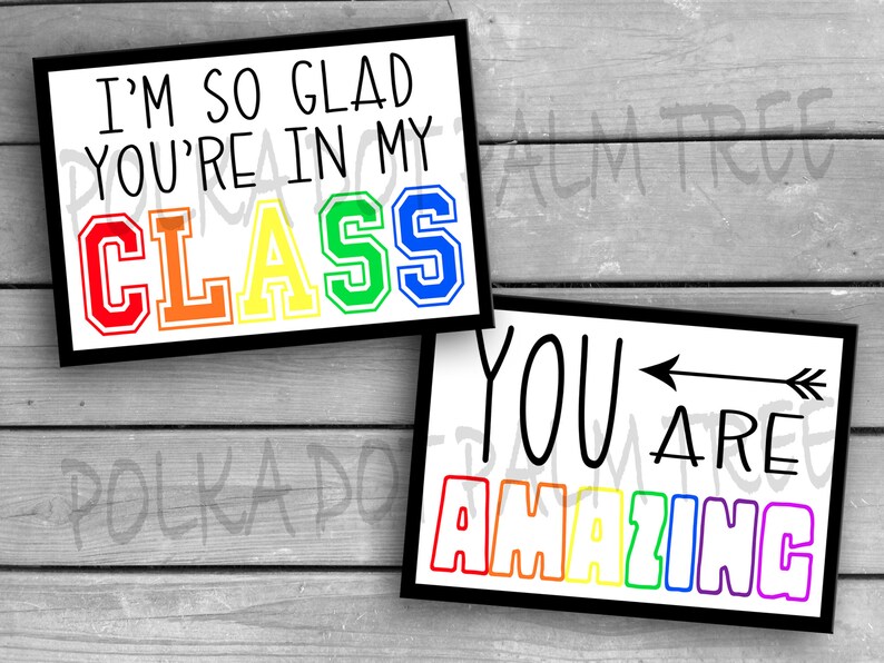 INSTANT DOWNLOAD Printable Notes From Teacher Notes of Encouragement ...