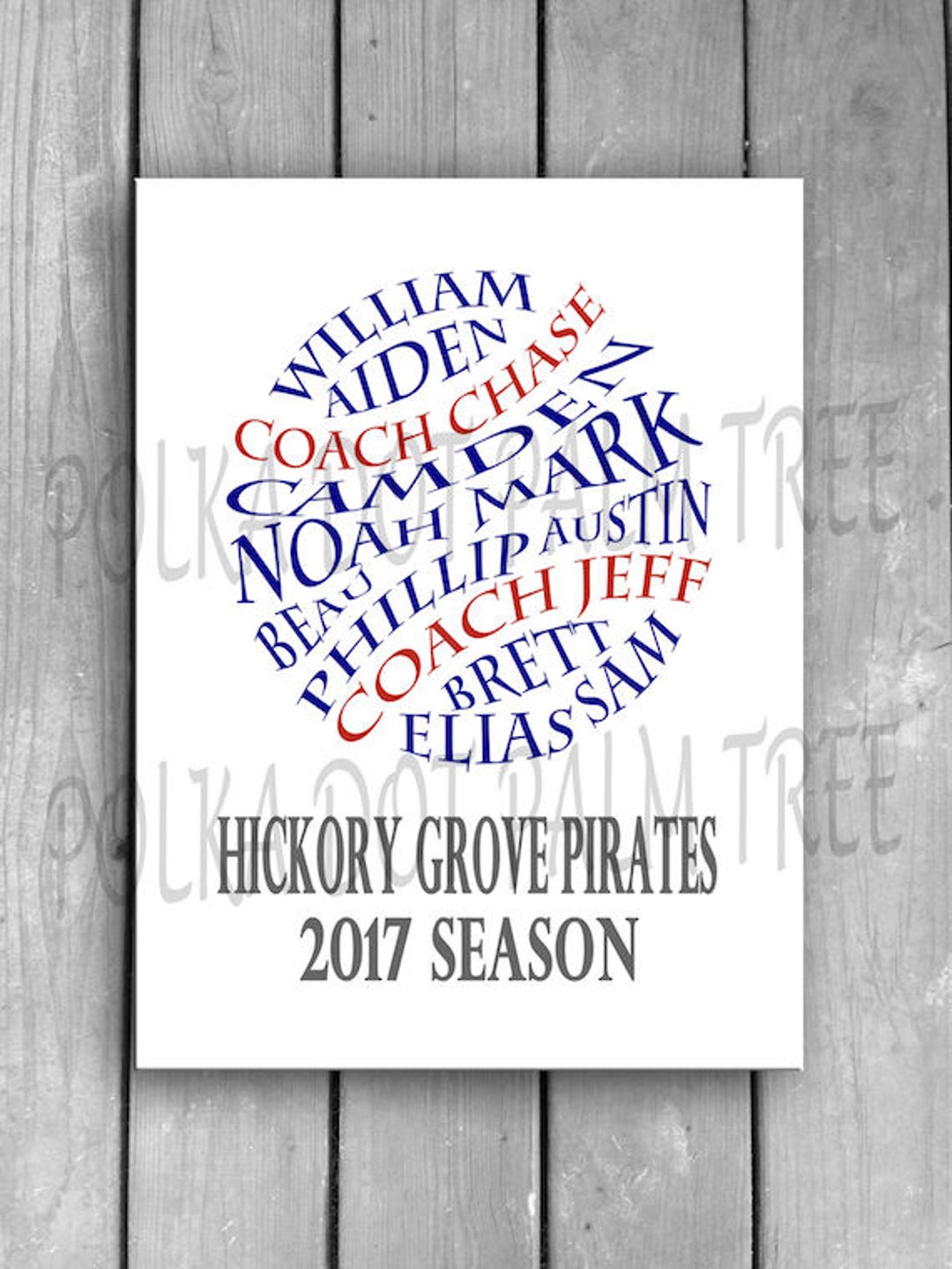 Customized DIY Printable Player Names Baseball Softball T-ball - Etsy