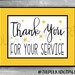 INSTANT DOWNLOAD Printable Police Law Enforcement Thank You Cards Notes ...