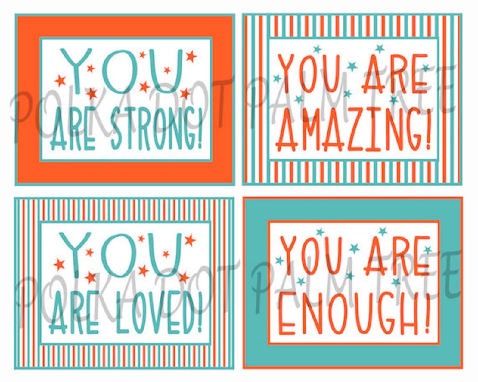 INSTANT DOWNLOAD Printable Notes of Encouragement Lunch Notes Student ...