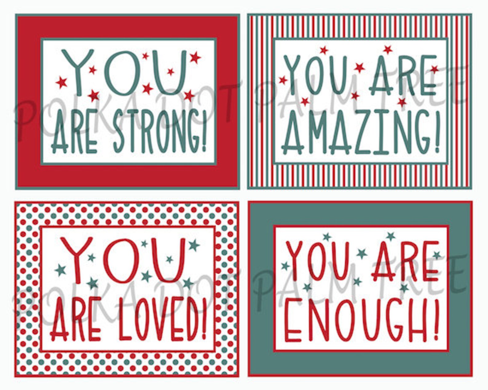 INSTANT DOWNLOAD Printable Notes of Encouragement Lunch Notes Student ...