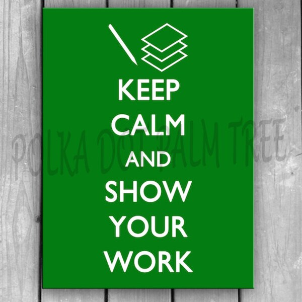 Keep Calm Math - Etsy