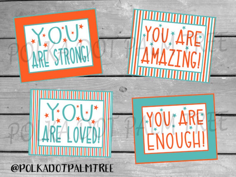 INSTANT DOWNLOAD Printable Notes of Encouragement Lunch Notes Student ...