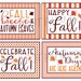 INSTANT DOWNLOAD Printable Fall Notes Happy Fall Celebrate Fall Note ...