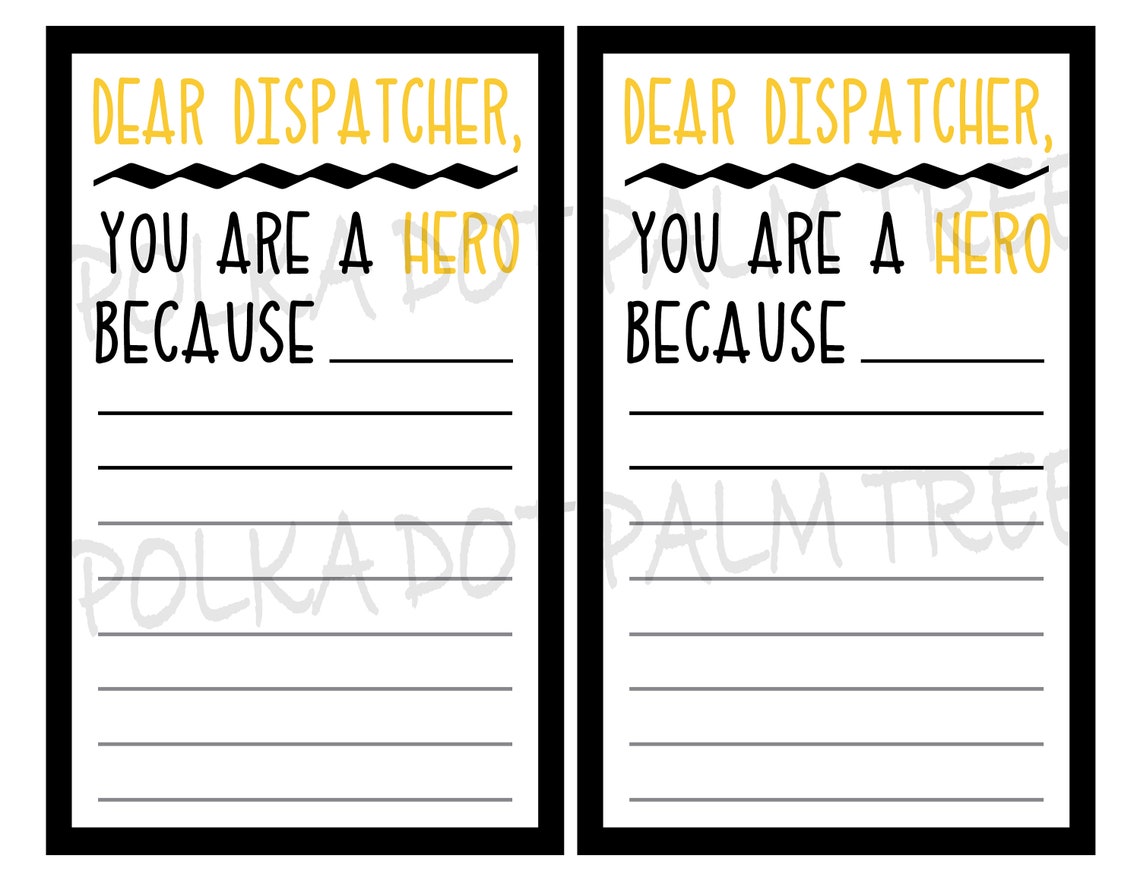 INSTANT DOWNLOAD Printable Dispatcher Public Safety Telecommunications ...