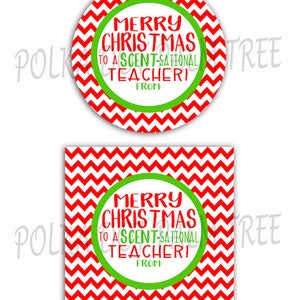 INSTANT DOWNLOAD DIY Printable Green Red Chevron Merry Christmas to A ...
