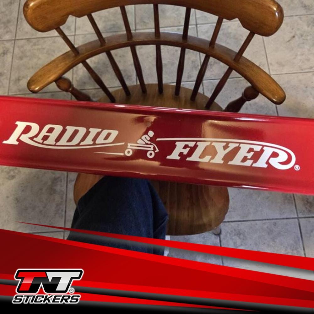 Radio Flyer Wagon Decals (set of 2) | Vinyl Replacement Stickers - Etsy