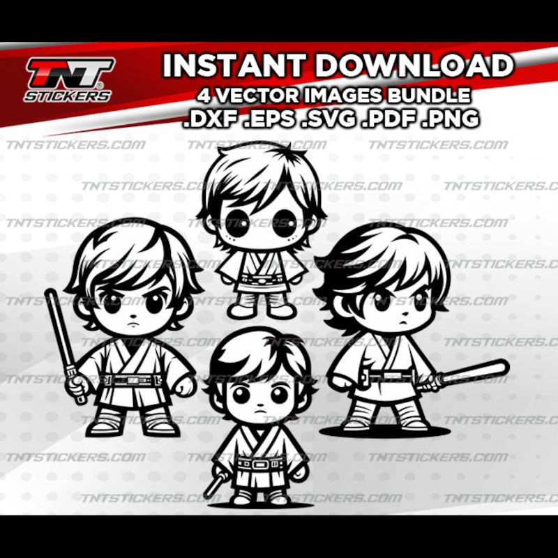 Luke Skywalker Svg - Etsy