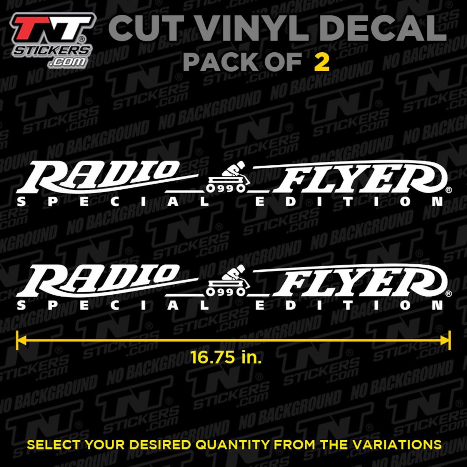 Radio Flyer Wagon Decals (set of 2) 0990 Special Edition | Vinyl ...