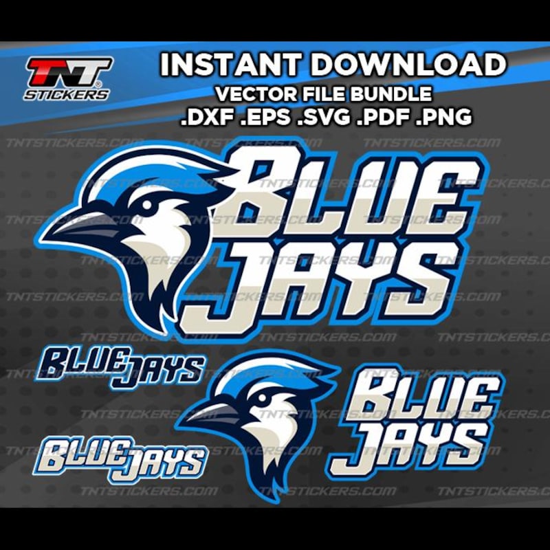 Blue Jay Logo Image - Etsy