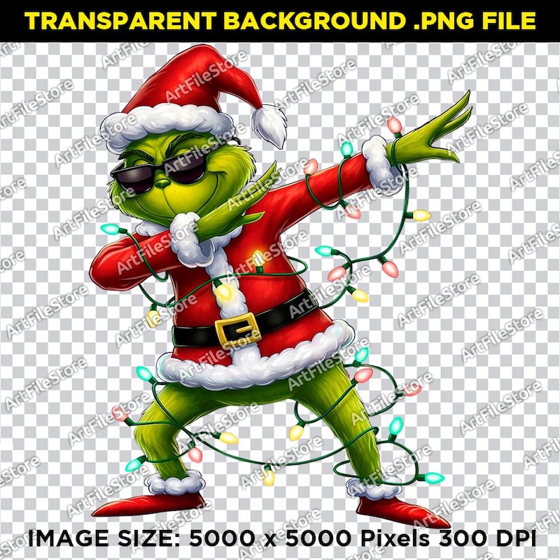 Transparent Background Grinch Png - Etsy