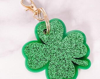 Four Leaf Clover Keychain - Etsy