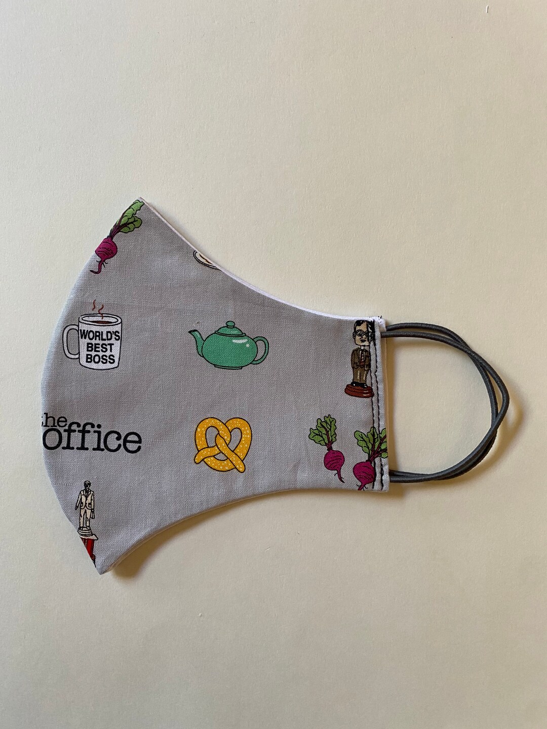 The Office Face Mask Dunder Mifflin Cotton Fabric Reusable - Etsy