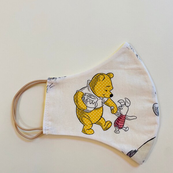 Winnie the Pooh Face Mask - Etsy