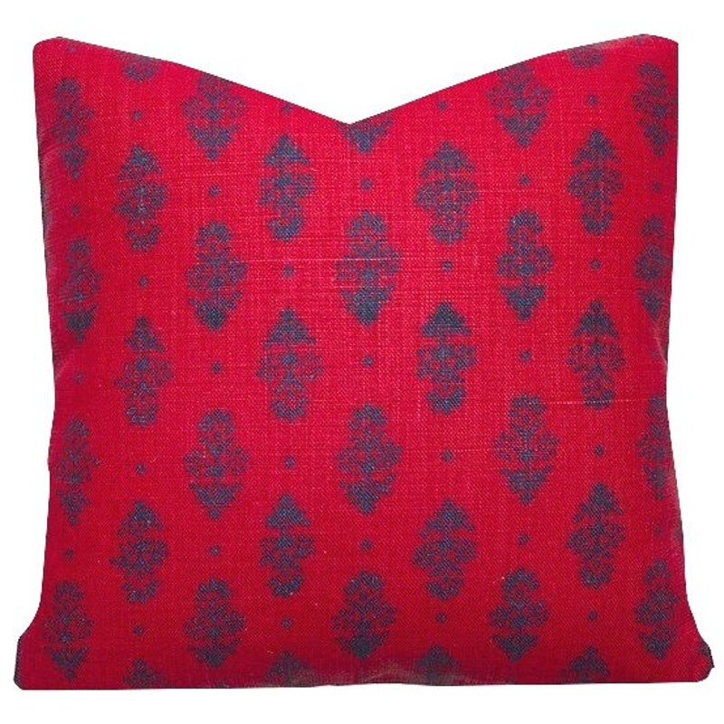 Lisa Fine Pillows Red - Etsy