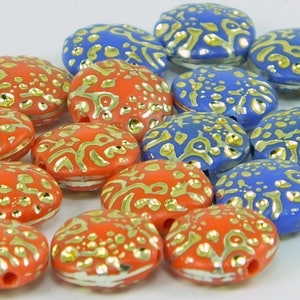 25 Pcs Vintage German Beads ,ornamented Plastic Beads , Charms of ...