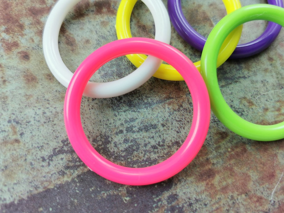 Reserved 500 Psc Acrylic Ring, 45mm Acyrlic Rings , Beginning Ring ...