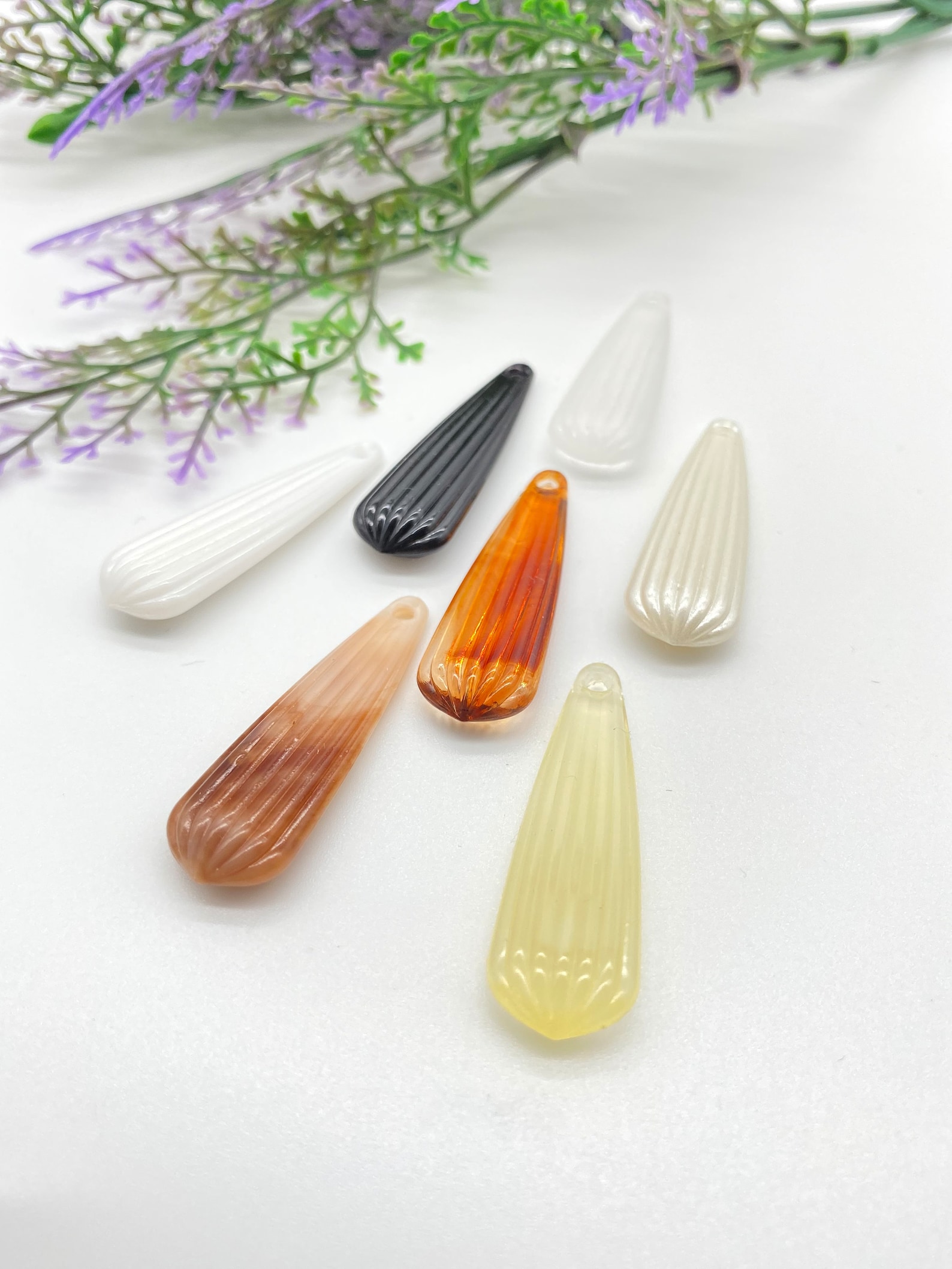 Teardrop Plastic Beads , 38mm Pastel Beads , Pendants , High Quality ...