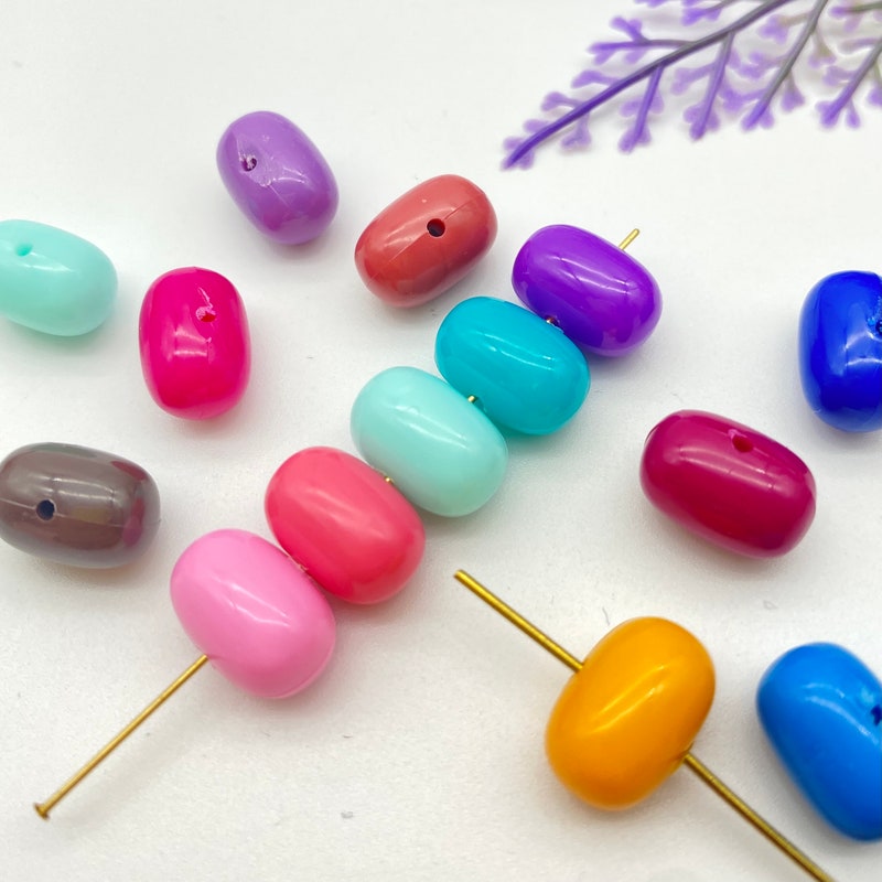 Oval Plastic Beads - Etsy