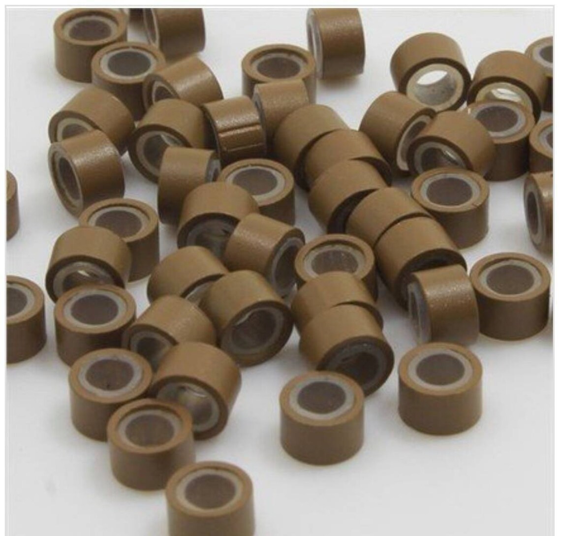 Hair Extension Beads - Silicone Rings Micro Beads Hair Extensions for ...