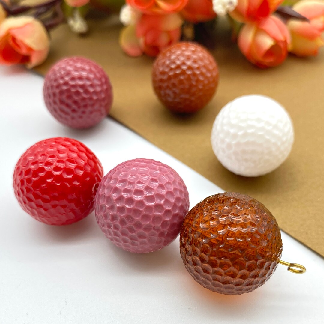 Multifaceted Round Beads ( 5 Pcs ) , 22mm Vintage Lucite Beads ...