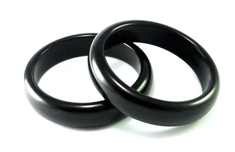 Black Vintage Bracelet Plastic Bangles 82x16x08mm - Etsy