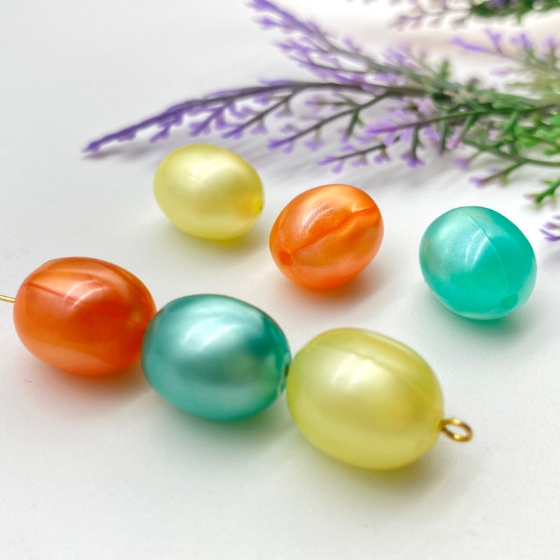 Oval Plastic Beads - Etsy