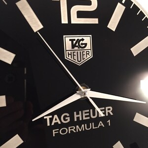 Tag Heuer Formula 1 Dial Face Wall Clock, Wall Clock, Christmas Present ...