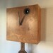 Cuckoo Clock, Wall Mount With Cuckoo Bird, Cherry With Walnut Accents ...