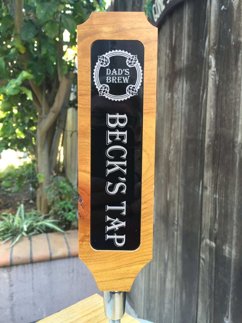 Custom Traditional Beer Tap Handles With Colored Insert Beer - Etsy