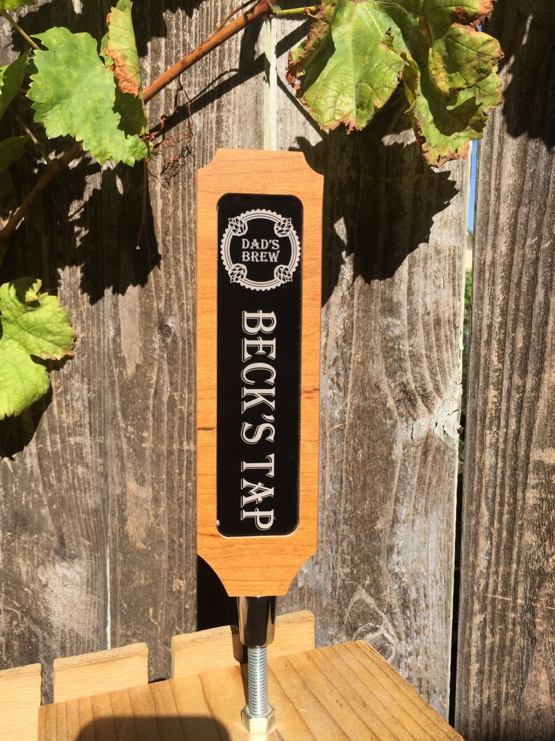 Custom Traditional Beer Tap Handles With Colored Insert Beer - Etsy