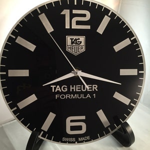 Tag Heuer Formula 1 Dial Face Wall Clock, Wall Clock, Christmas Present ...
