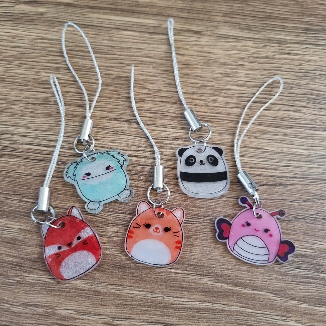Handmade Squishmallow Inspired Phone Charm - Etsy