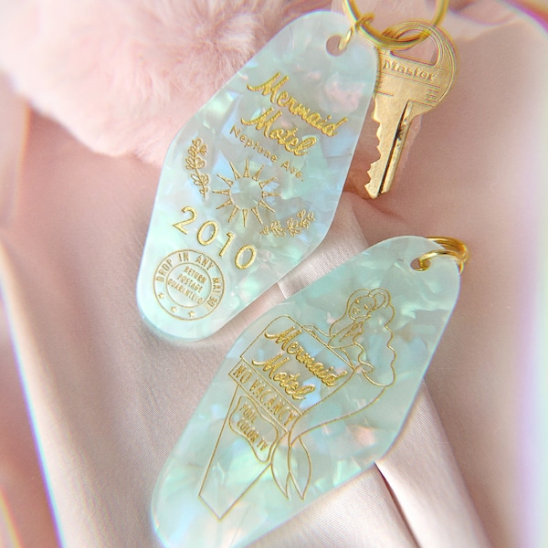 Mermaid Keychain Svg - Etsy