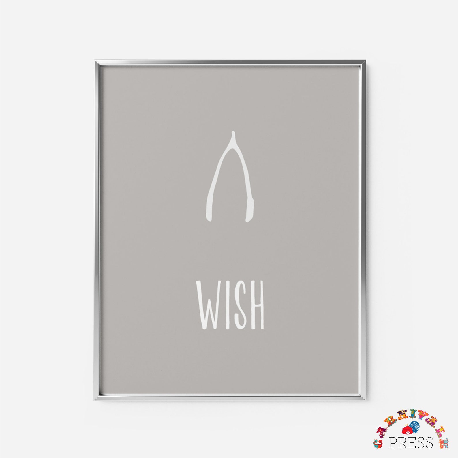 Wish Wishbone Art Print for Your Kitchen Decor Makes a Great - Etsy