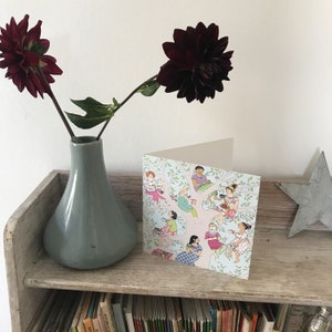 TREE LADIES a Fun Colourful Card Showing a Group of Women Friends Who ...