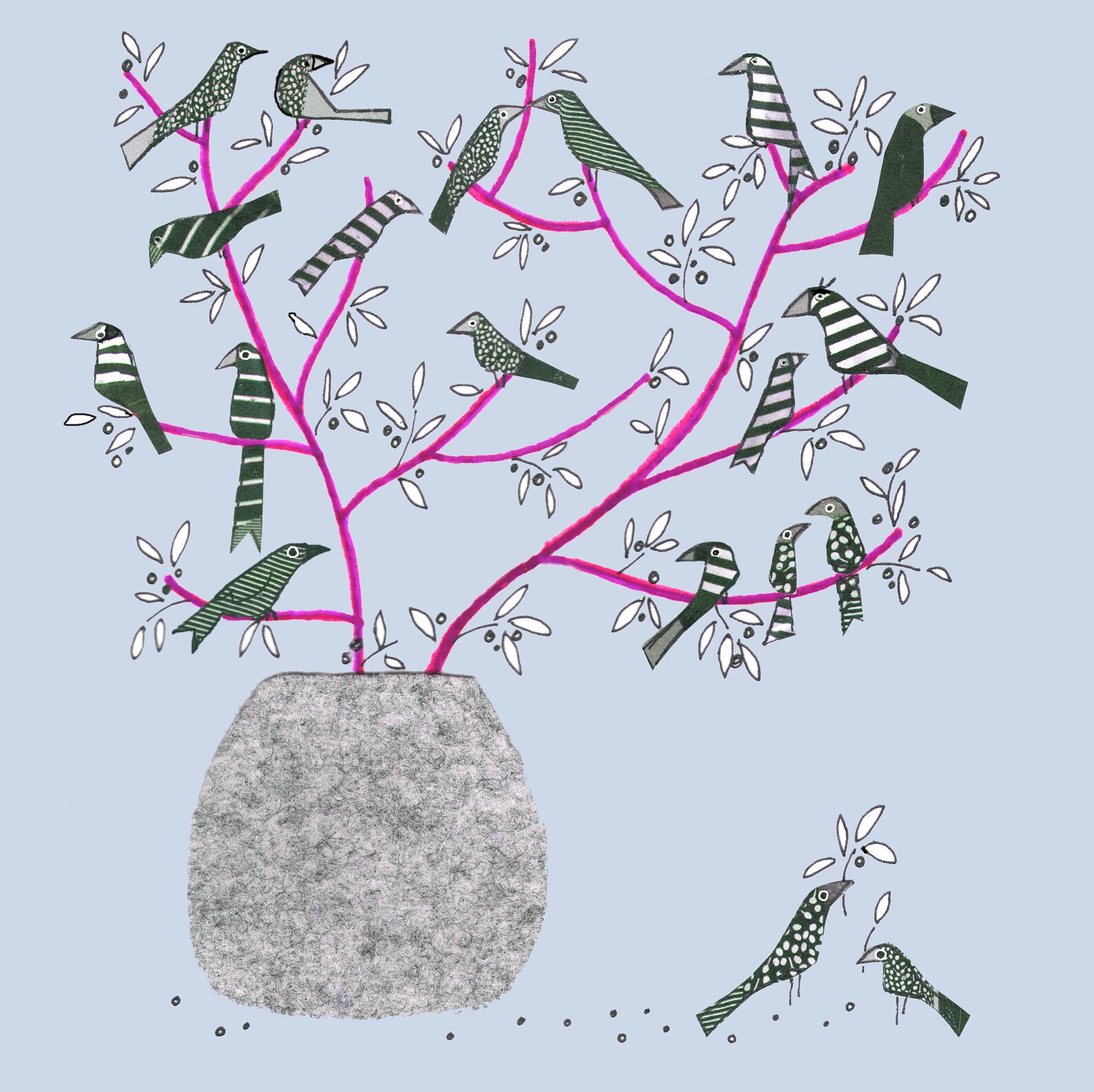 Birds of Feather. A Pack of Five Different Bird Cards . Each | Etsy