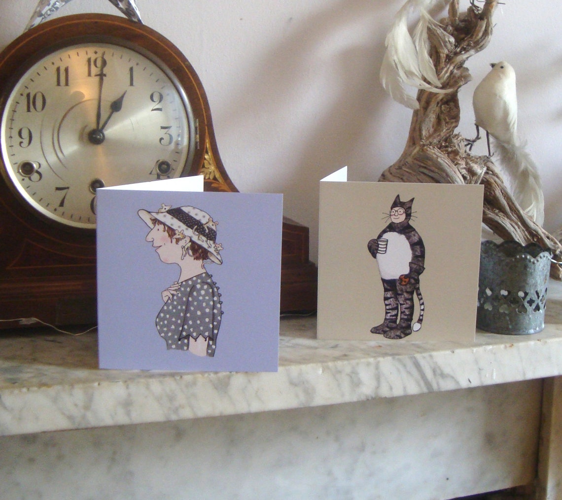 British ECCENTRICS .pack of 5 Different Cards .each Card Shows - Etsy