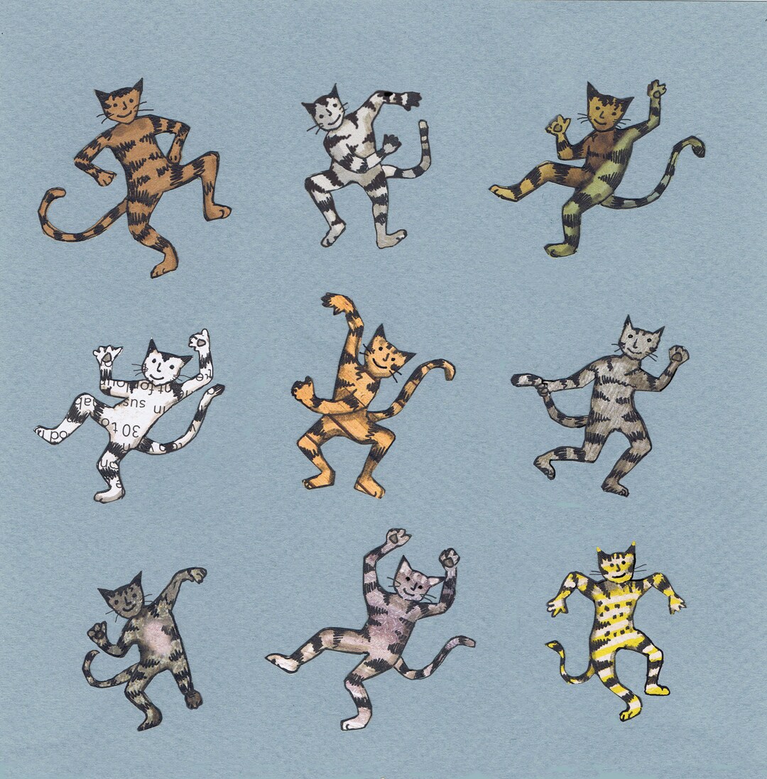 Cat People DANCING : 9 Happy Cat People Doing Catty Sorts of Dancing ...