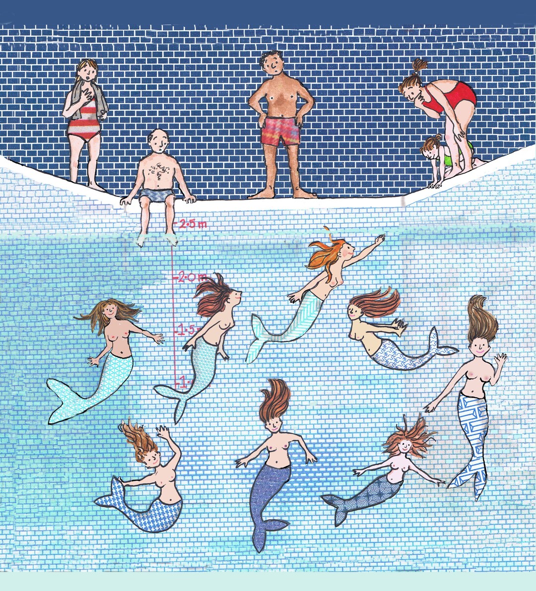Mermaids at the Municiple Baths. What D'you Do When a Bunch of Mermaids ...