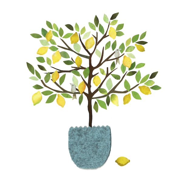 Lemon Tree Cards - Etsy