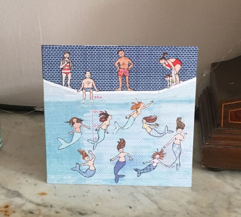 Mermaids at the Municiple Baths. What D'you Do When a Bunch of Mermaids ...