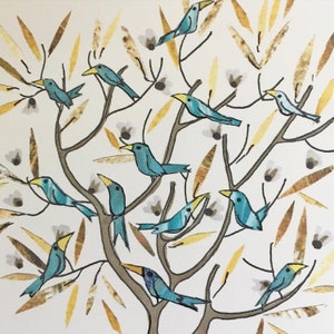 Birds of Feather. A Pack of Five Different Bird Cards . Each Card Shows ...