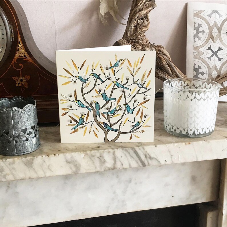 Birds of Feather. A Pack of Five Different Bird Cards . Each - Etsy