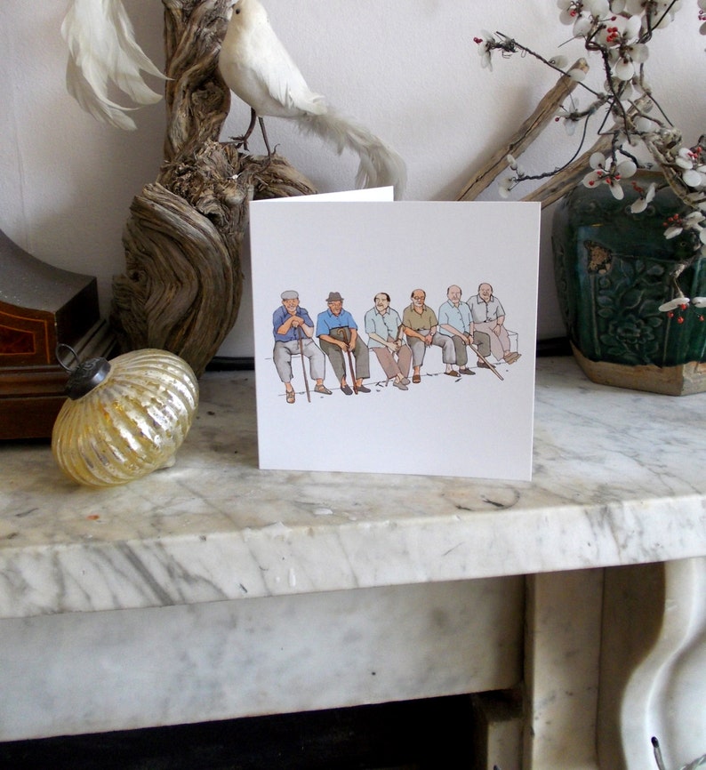 THE GANG Inspired by Life in a Southern Spanish Village a Line - Etsy