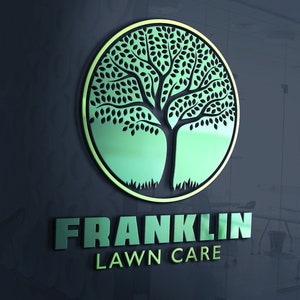 Landscaping Logo Lawn Maintenance Logo Lawn Care Logo - Etsy