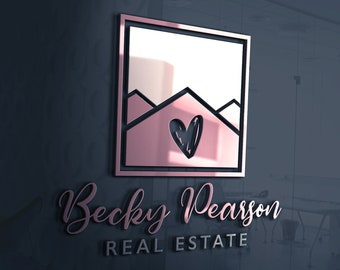 Real Estate Logo Design Realtor Logo Design Realty Logo | Etsy