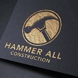 Construction Company Logo Design | Hammer Logo Design | Construction ...