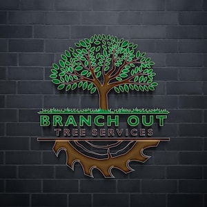 Tree Service Business Logo Design | Tree Logo Design | Lawn Care Logo ...