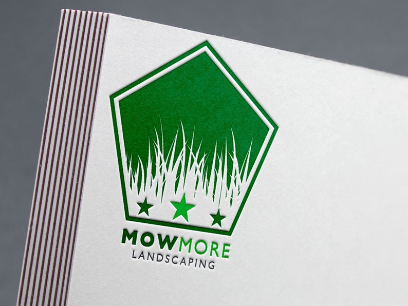 Landscaping Logo Landscaper Logo Lawn Maintenance Logo - Etsy